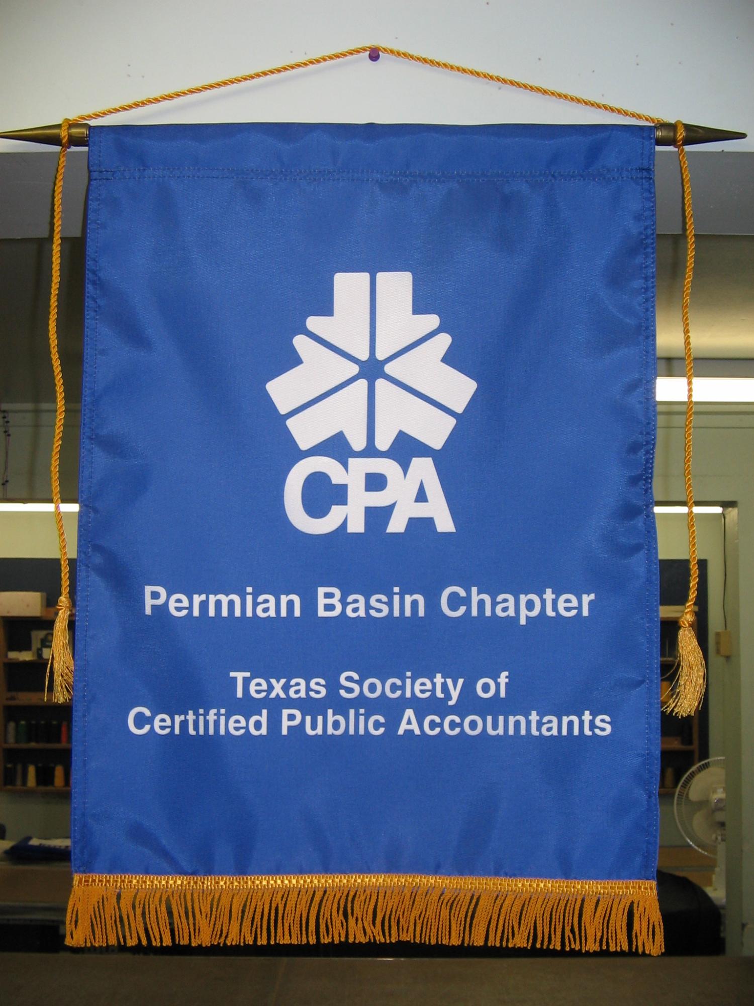 Podium Banners - Dye-sublimation printed and Pigment Ink printed